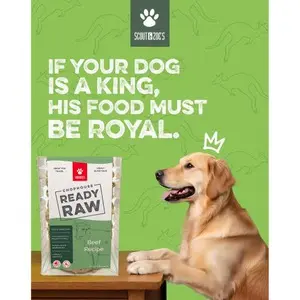 SCOUT & ZOE'S 9-ounce Chophouse Ready Raw Beef Dog Food
