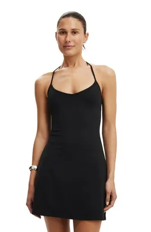 COTTON ON Halter Mini Dress - Black