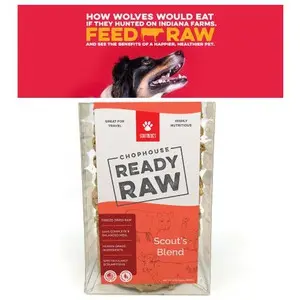 SCOUT & ZOE'S Chophouse Ready Raw Scouts Blend Dog Food