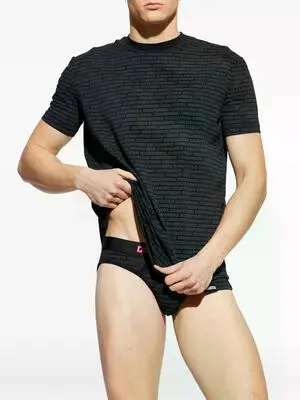 Dsquared2 Logo-print T-shirt And Boxers Set - Black