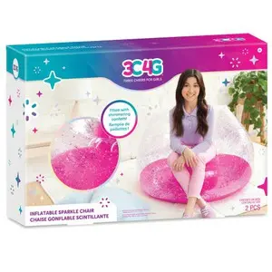 THREE CHEERS FOR GIRLS Inflatable Confetti Chair - Multicolored