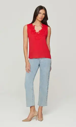 Generation Love Adiha Lace Combo Blouse