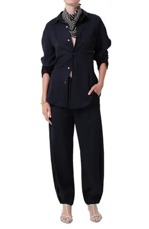 Citizens Of Humanity Kayla Oversize Button-up Shirt - Navy