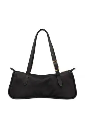 Longchamp Buckle-strap Shoulder Bag - Black