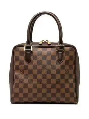LOUIS VUITTON 2002 Damier Ebene Brera Handbag - Brown