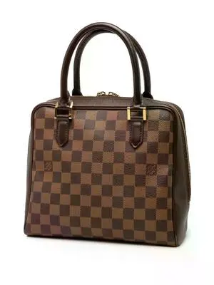 LOUIS VUITTON 2002 Damier Ebene Brera Handbag - Brown