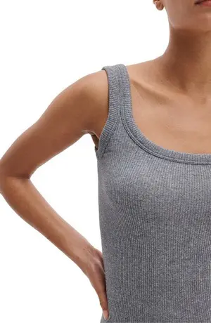 Rag & Bone Essential Heather U-neck Tank