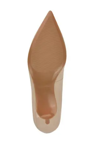 Calvin Klein Pointed Toe Pump - Taupe Patent