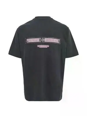 SOLID HOMME Logo-detail T-shirt