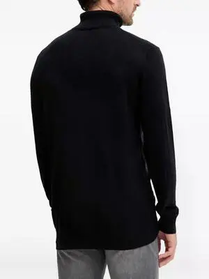MOS MOSH Adam Roll-neck Sweater - Black