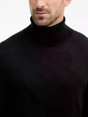 MOS MOSH Adam Roll-neck Sweater - Black