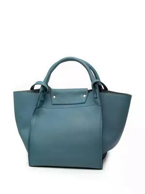 Celine 2019 Small Grained Calfskin Big Bag Satchel - Blue