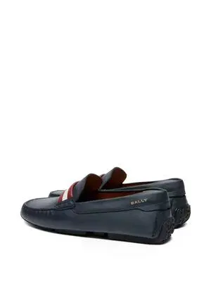 Bally Pilot Leather Driver Loafers