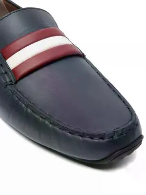 Bally Pilot Leather Driver Loafers