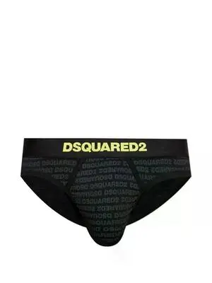 Dsquared2 Logo-print Briefs - Black