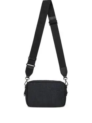 Etro Logo Messenger Bag - Black