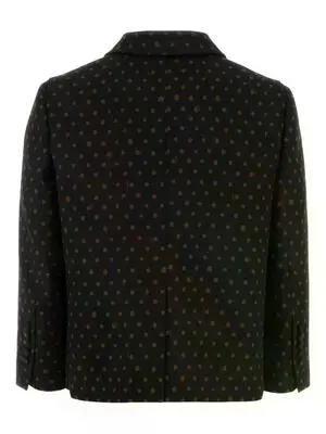 Fendi Polka-dot Double-breasted Blazer