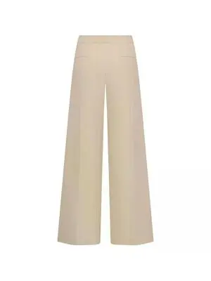 Seductive Button-detail Palazzo Trousers