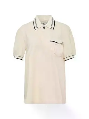 OPEN YY Chest-pocket Polo Top