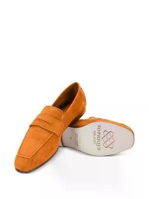 SOPHIQUE Essenziale Suede Loafers - Orange