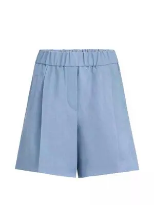 Brunello Cucinelli Box Pleat Shorts For Women