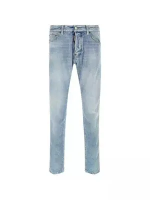 Dsquared2 Belt-loop Ripped Jeans