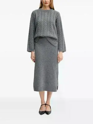 MOS MOSH Bryndis Cable-knit Sweater