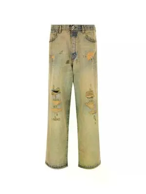 Kenzo Kuroki Distressed Jeans
