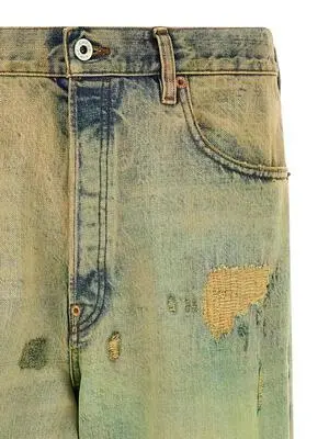 Kenzo Kuroki Distressed Jeans
