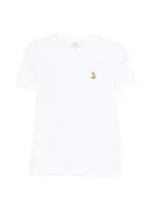 Maison Kitsuné Embroidered T-shirt - White