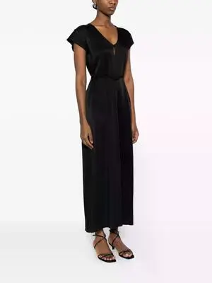 FORTE_FORTE Satin Midi Dress