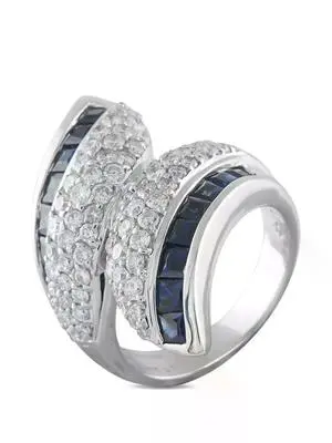 LB EXCLUSIVE Diamond And Sapphire Ring