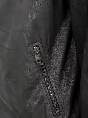 GIORGIO BRATO Hooded Leather Jacket