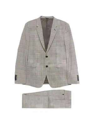 REVERES 1949 Checked Single-breasted Blazer