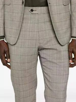 REVERES 1949 Checked Single-breasted Blazer