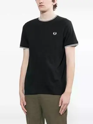 Fred Perry Logo-embroidered T-shirt