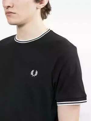 Fred Perry Logo-embroidered T-shirt