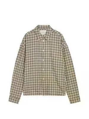 Studio Nicholson Checked-pattern Button-fastening Shirt
