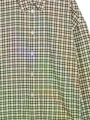 Studio Nicholson Checked-pattern Button-fastening Shirt