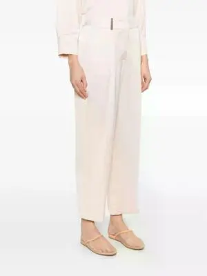 Peserico Pleated Flared Trousers