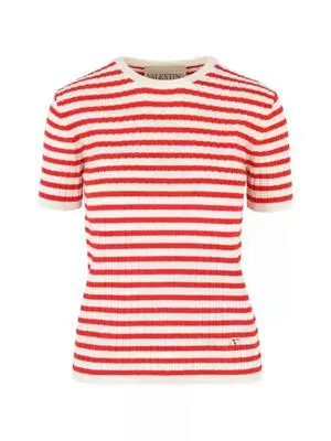 Valentino Garavani Striped Short-sleeve T-shirt
