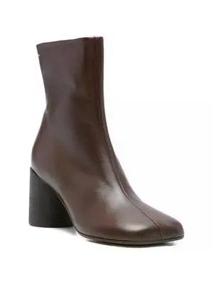 MAISON MARGIELA Square Toe Leather Boots