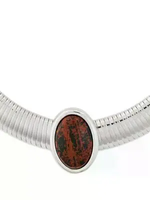 JULIETTA Oval-embellishment Necklace