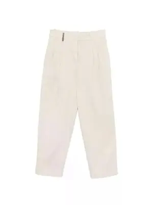 Peserico Pleated Cropped Trousers
