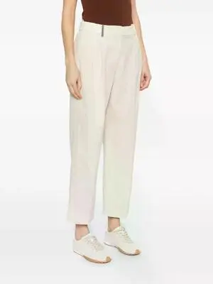 Peserico Pleated Cropped Trousers