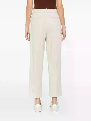 Peserico Pleated Cropped Trousers