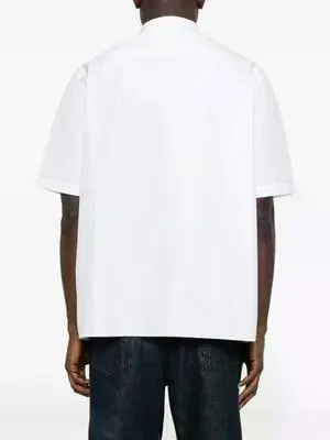 Fendi Short-sleeve Logo-plaque Shirt