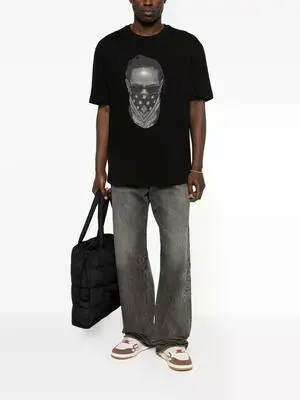 IH NOM UH NIT Mask-print T-shirt