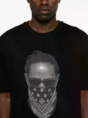 IH NOM UH NIT Mask-print T-shirt