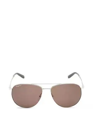 FERRAGAMO Pilot Frame Sunglasses - Silver